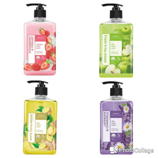 Watsons Gel Hand Soap / Cream Hand Wash 500ml Krim Sabun Basuh Cuci ...