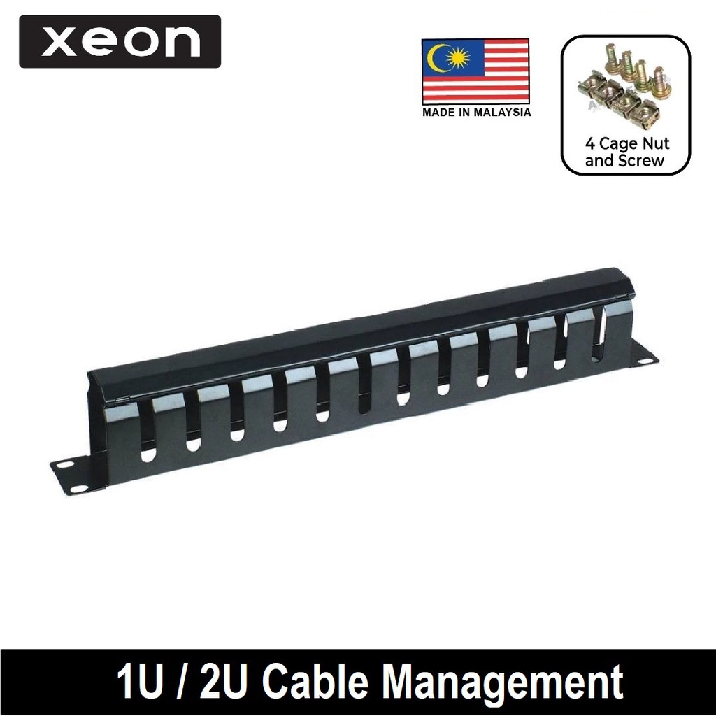 1U / 2U Cable Management for Server Rack | Shopee Malaysia