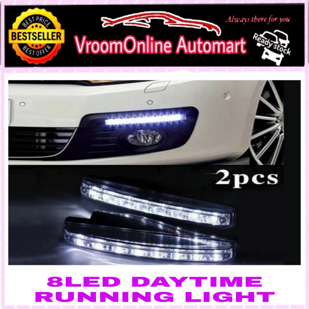 LED Daytime Running Light Of Car Fog Driving fog lamp sport light 1set ...