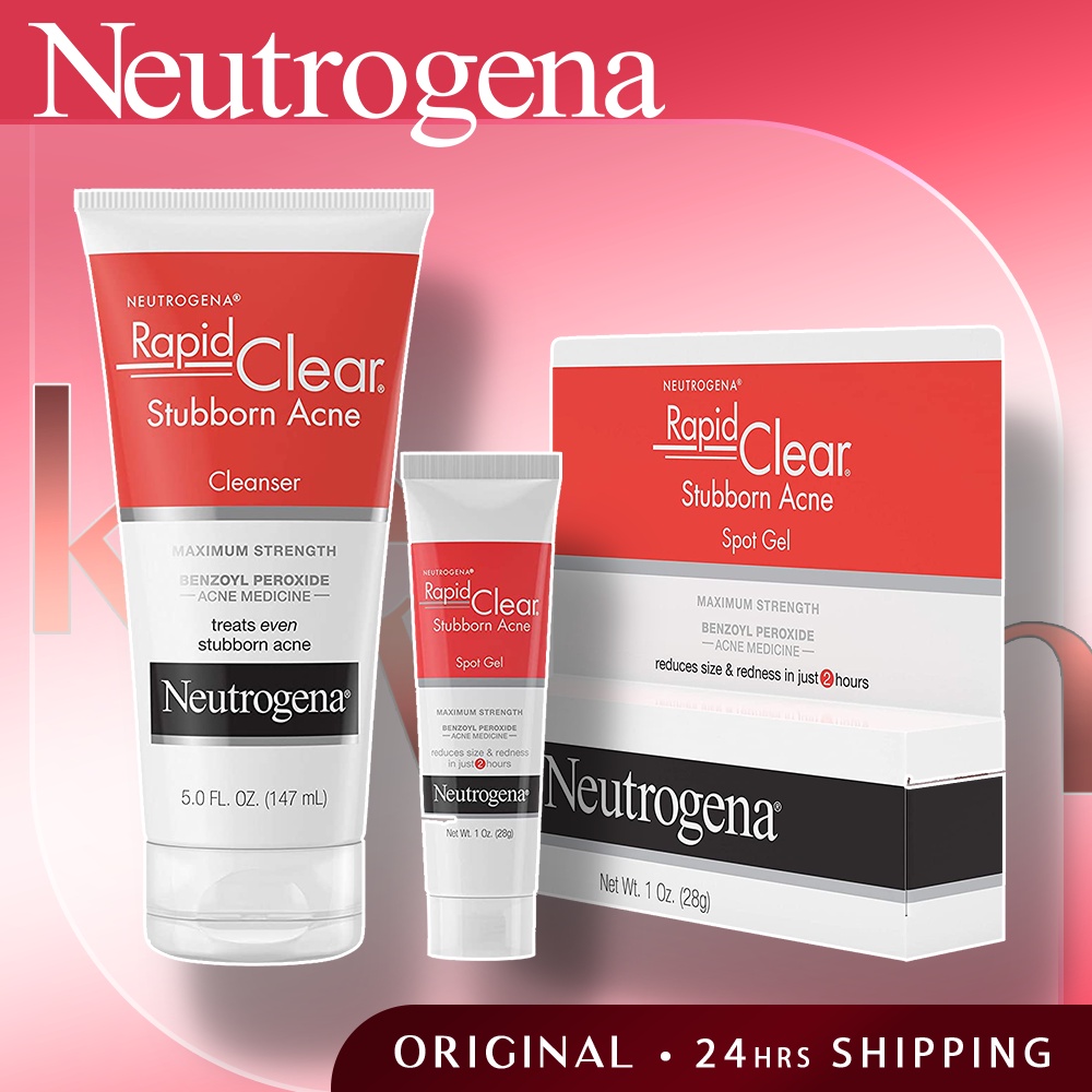 Neutrogena Rapid Clear Stubborn Acne Cleanser Max Strength See ...