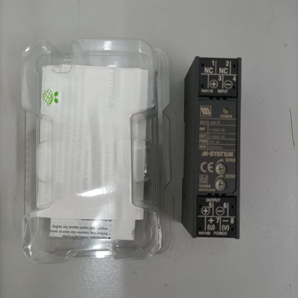 M-System M5VS-AA-R Isolator, 4-20mA, 24V DC (second hand) | Shopee Malaysia