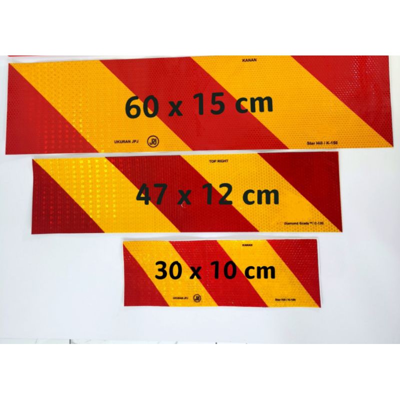 stiker lori/sticker lorry/sticker puspakom/3M reflective sticker ...