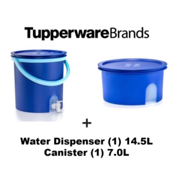 Tupperware Water Dispenser (1) 14.5L with Canister (1) | Shopee Malaysia