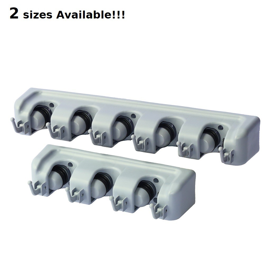 *READY STOCK* Broom & Mop Holder Wall hanger Cleaning Tools Brush hook ...