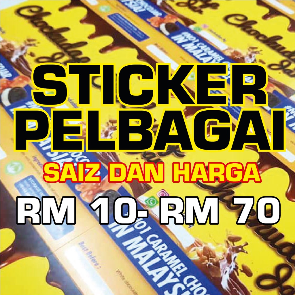 Sticker Pelbagai Size & Harga RM 10 - RM 50 [Sila Chat Sebelum Order ...