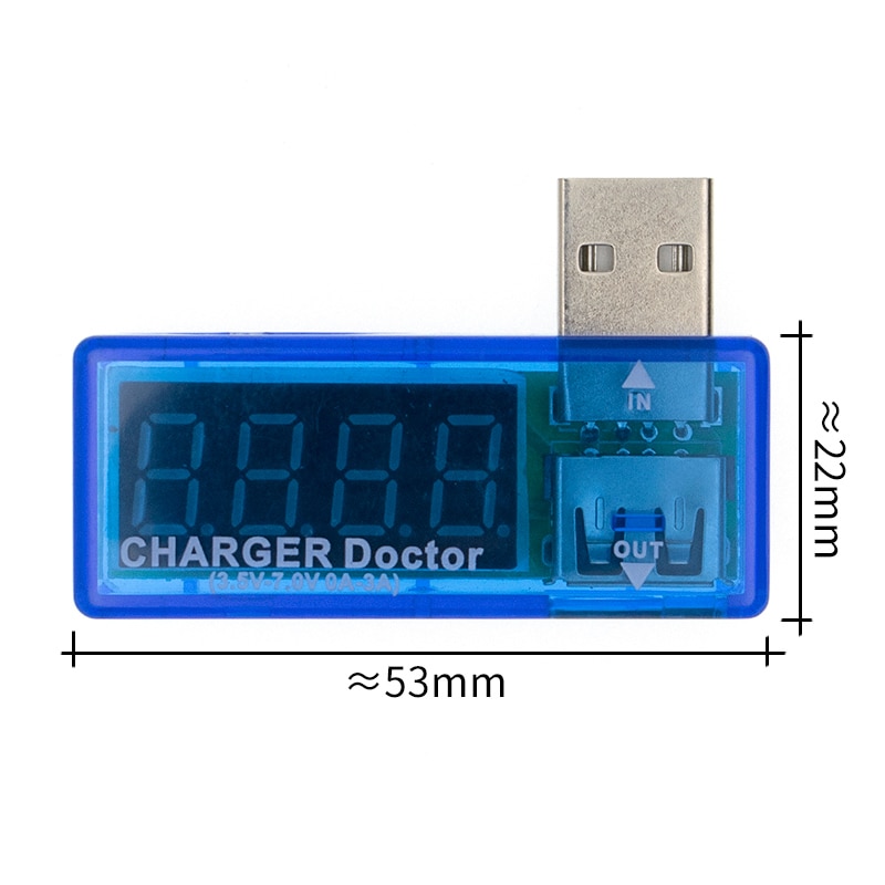 Digital Display Hot Mini USB Power Current Voltage Meter Tester ...