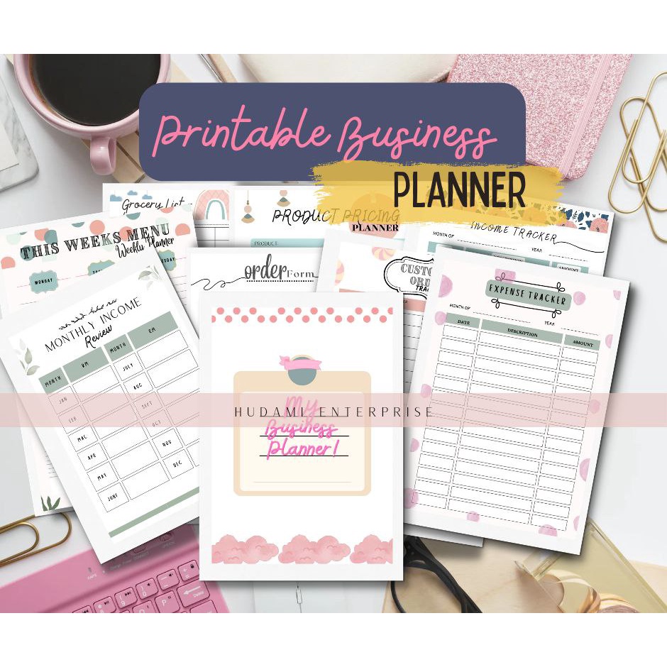 (PDF TEMPLATES) Printable Business Planner | Shopee Malaysia