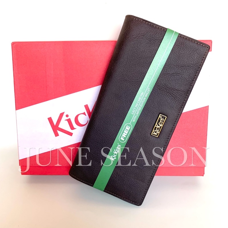 Kickers Long Wallet Genuine Leather 100% Original (51514) | Shopee Malaysia