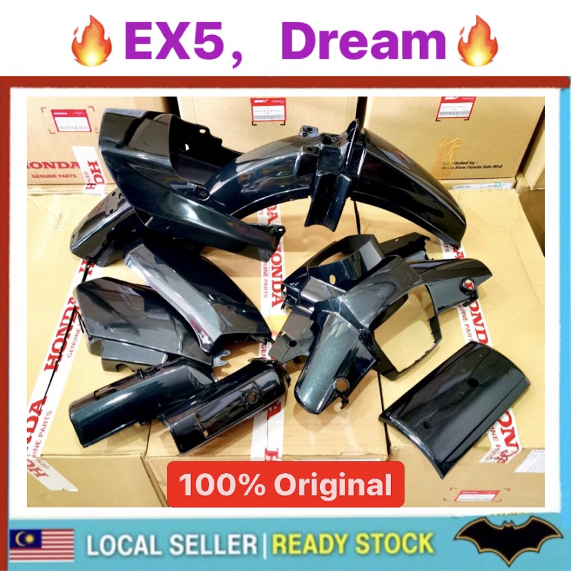 100% Original HONDA EX5 Dream High Power HP Hi Full Body Cover Set Coverset Bodyset Caver Kaver ...