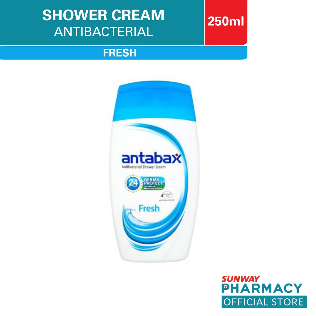 Antabax Antibacterial Shower Cream Fresh (250ml) | Shopee Malaysia