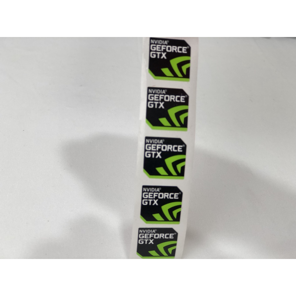 Sticker Nvidia Black GTX (Small) | Shopee Malaysia