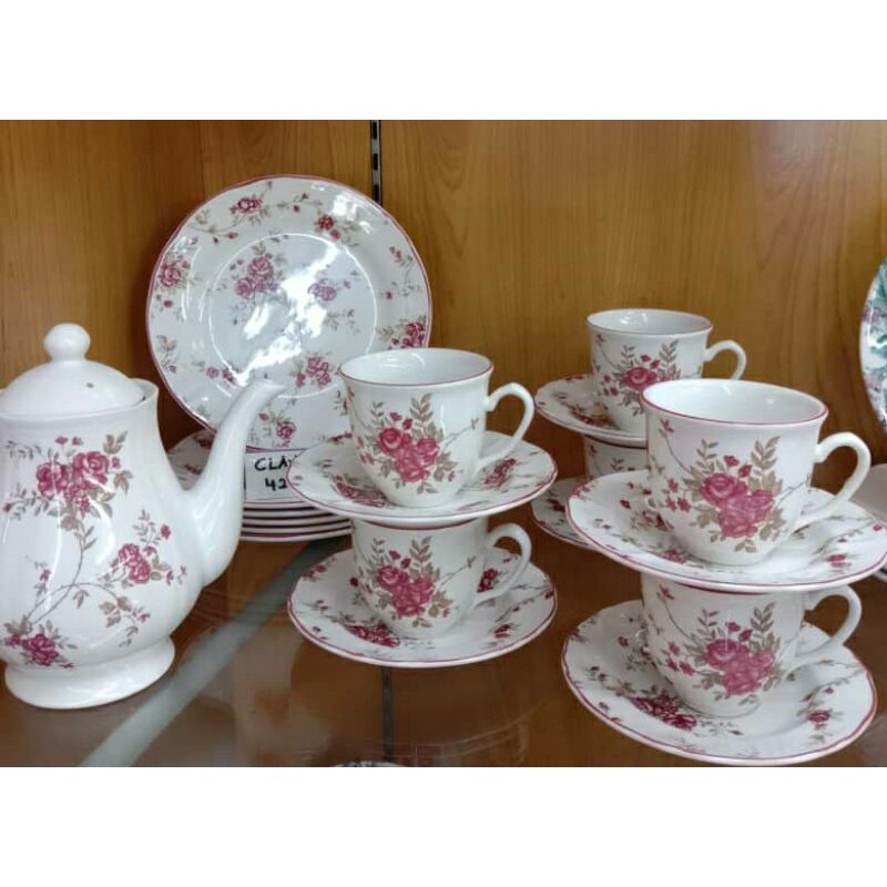CLAYTAN TEA SET 20PCS | Shopee Malaysia