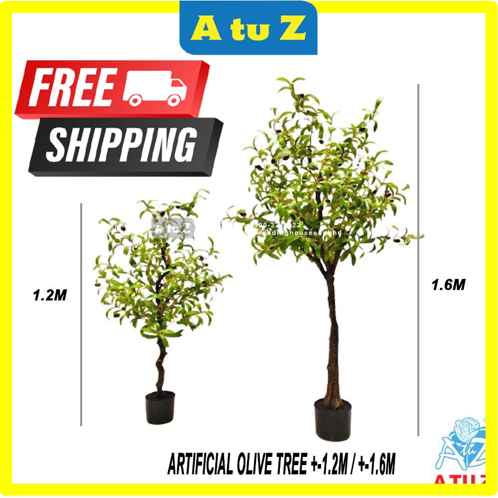 ATUZ Olive Tree Plant Artificial Pokok Tiruan Nordic Style HOME ...