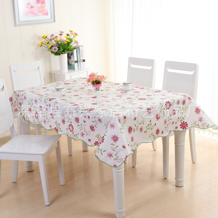 Lapik Alas Meja Kalis Air Waterproof Rectangle Shape Dining Table Cloth ...