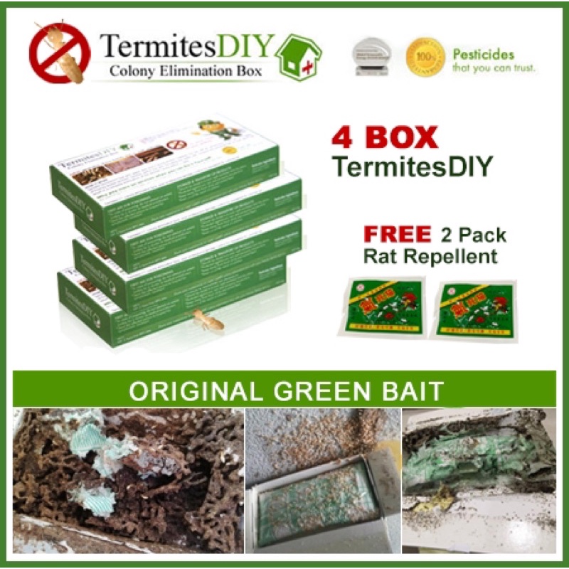 Termite Original Termites DIY ( green bait ) Termite Baiting system ...