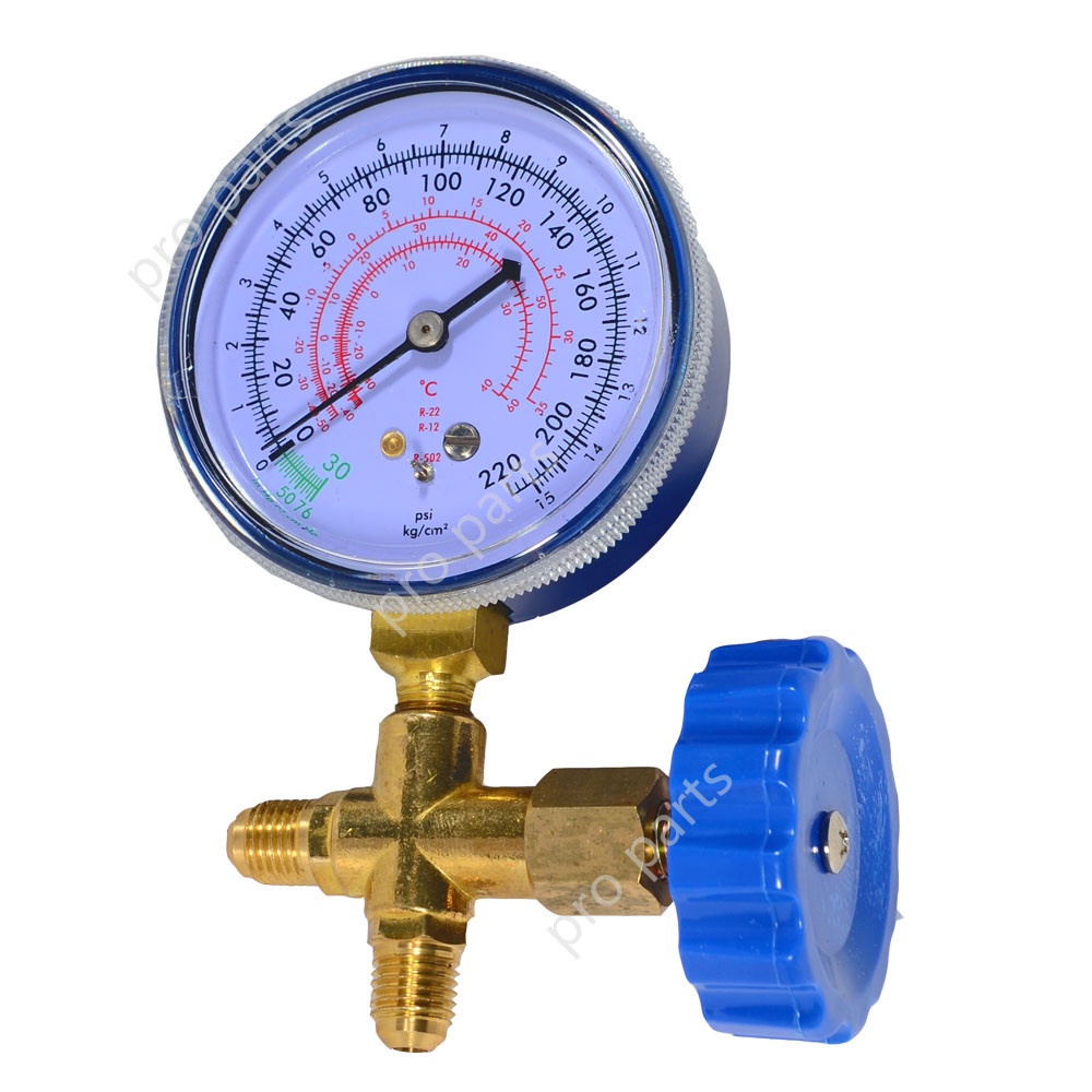 Pro. Manifold Gauge GAS METER Low Pressure Single Gauge CT-470L for R22/R404/R407/R410 R32 Air ...