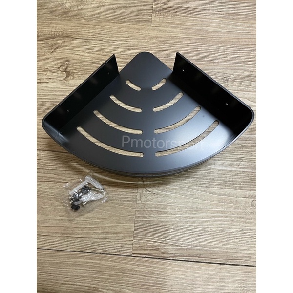 Black Colour Stainless Steel Corner Shampoo Rack Shelf-50021 | Shopee ...