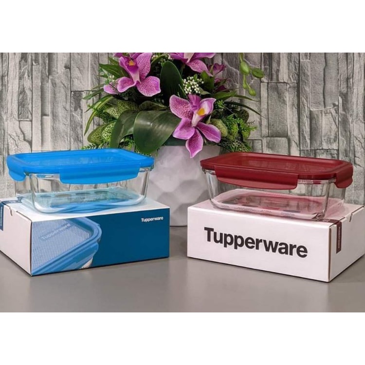 tupperware glass lunch set from freezer to oven microwave lunch set ...