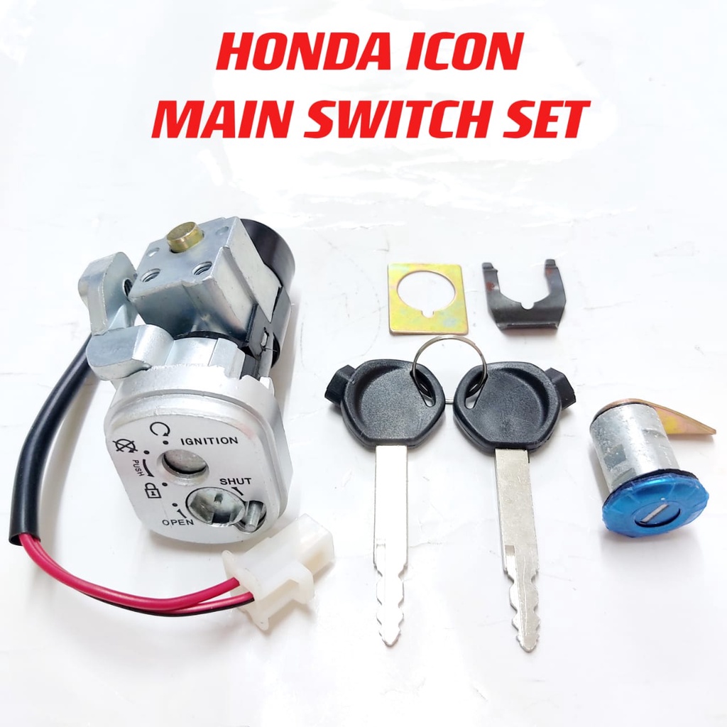 Honda ICON Main Switch Set Key Set Suis Kunci Set ICON | Shopee Malaysia