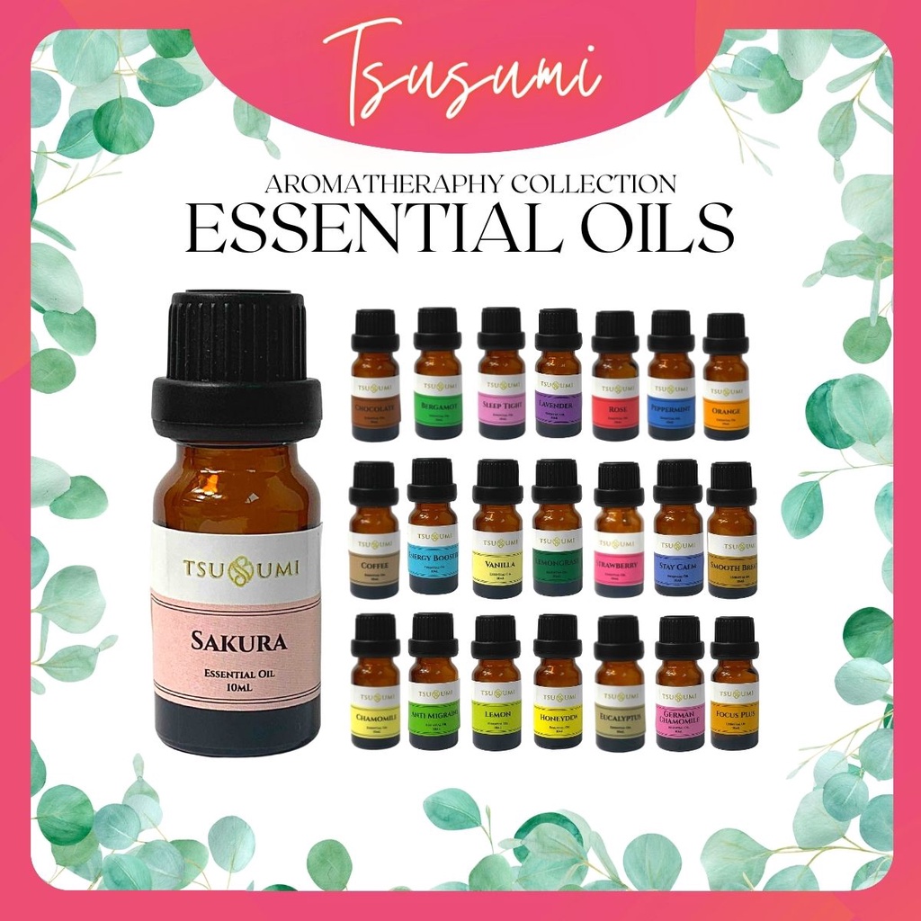 Essential Oil 10ml Aroma Air Diffuser Water Soluble Aromatherapy ...