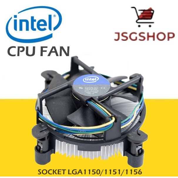 Brand New Intel CPU Fan for Socket 1156 1155 1150 1151 with Heatsink | Shopee Malaysia
