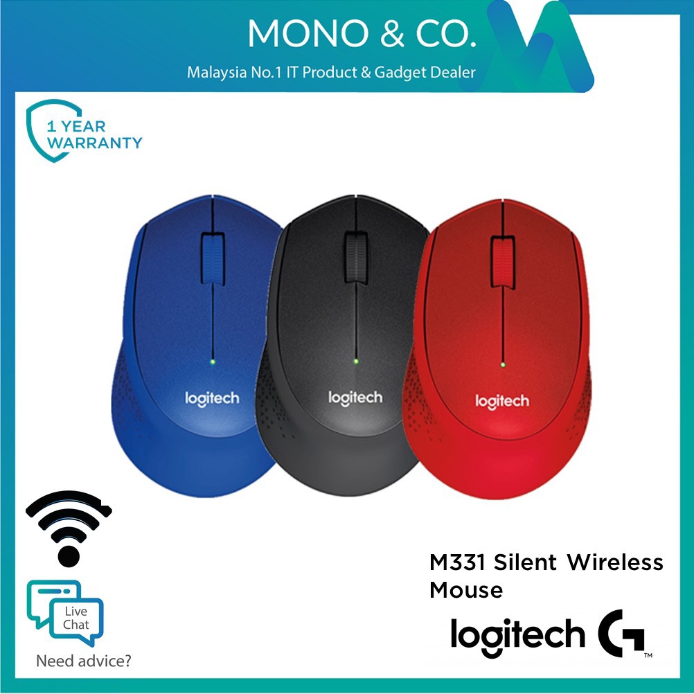 Logitech M331 Silent Plus Wireless Mouse | BeeCost