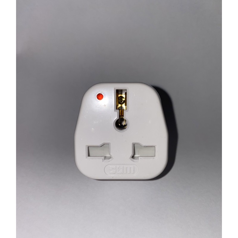SUM 3 PIN TRAVEL ADAPTOR WITH NEON | Shopee Malaysia