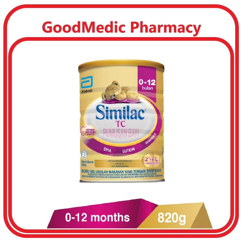 Similac TC Total Comfort with DHA, Lutein & Vitamin E (0-12 months ...