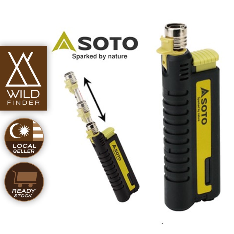 Soto Slid Gas Tourch POCKET TORCH Outdoor Hiking Survival Tools Camping ...