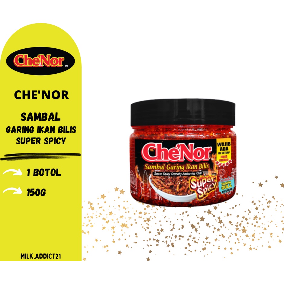 Che Nor Sambal Garing Super Spicy 150g | Shopee Malaysia
