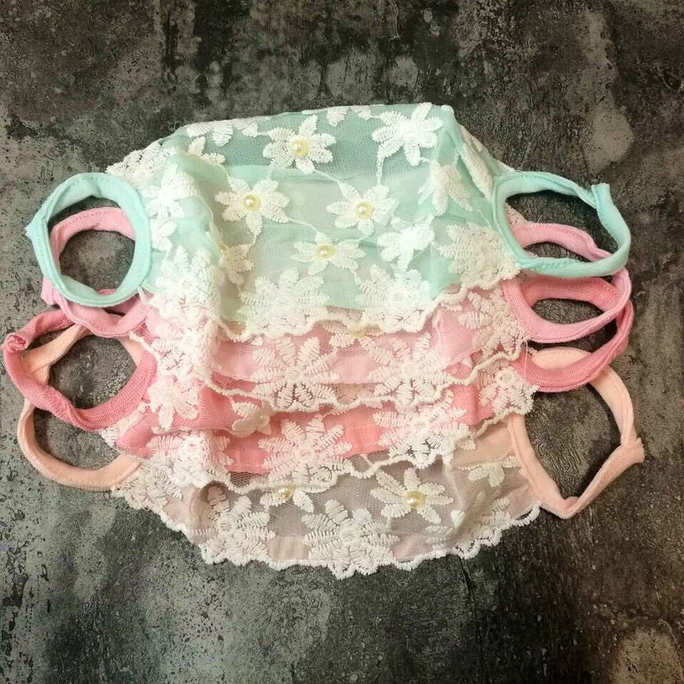 [Hot] Fancy Anti-Dust Mouth Face Lace Mask | Shopee Malaysia