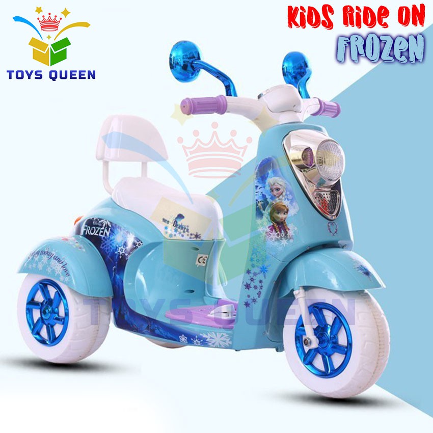 Kids Ride Motorbike Frozen Elsa and Anna Cute Motor for Children Baby ...