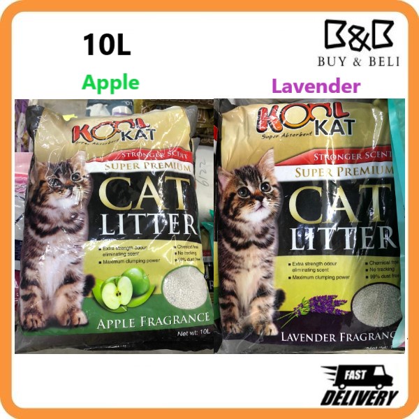 [Ready Stock] Kool Kat Super Premium Cat Litter Lavender/Apple - 10L ...