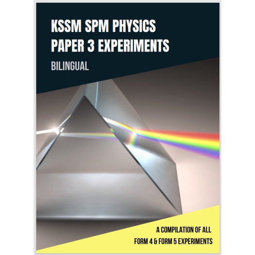 KSSM SPM PHYSICS PAPER 3 EXPERIMENTS DWIBAHASA Shopee Malaysia