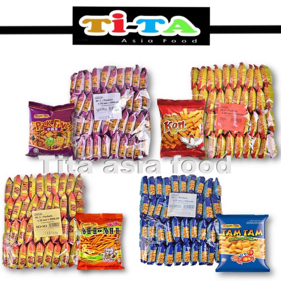 Tita [HALAL] Snek Ku (Pick Fine/Ken/mimi/Tam Tam)30g x 30 packs,12g x ...