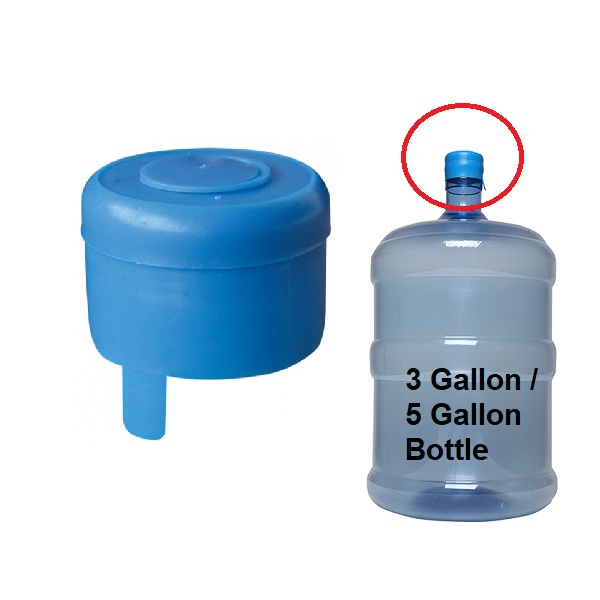 (X3 pcs )Non Spill Cap for 3 Gallon/5 Gallon Bottle/Penutup Botol ...