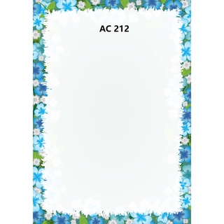 A4 Fancy Card / Kertas Folio/Project Paper 140gsm 10s FLORA Series ...