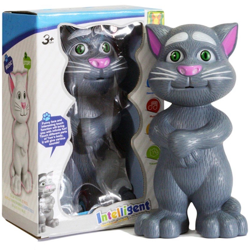 Intelligent Small Talking Tom Cat Toys (Stories, Songs and Record Voice ...