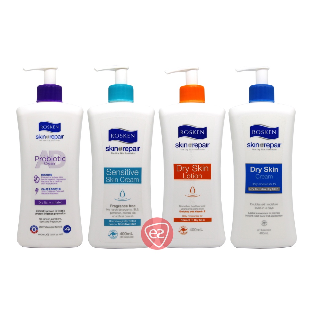ROSKEN SKIN REPAIR ( DRY SKIN CREAM / DRY SKIN LOTION / SENSITIVE SKIN ...