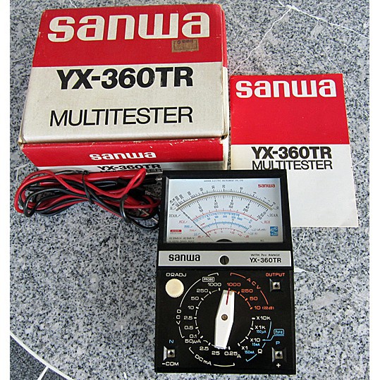 SUNMA ANALOG MULTIMETER MULTI METER TESTER WITH BUZZER & LED with SUNWA ...