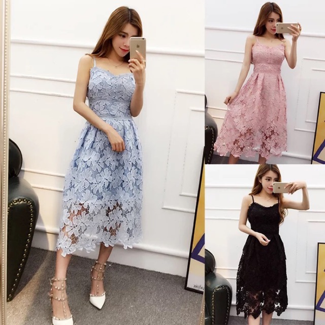 Laces dress (Pre order) | Shopee Malaysia