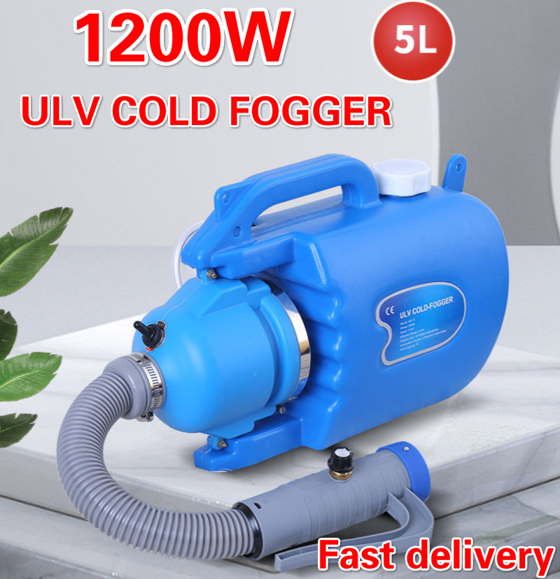 5L Disinfectant Machine 1200W Electric Portable Fogging Sprayer ULV ...