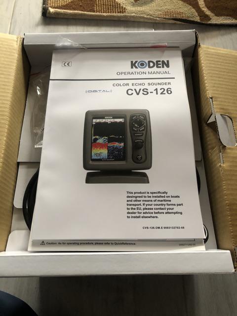 Koden CVS-126 Digital Echo Sounder with 5.7-inch Color LCD | Shopee Malaysia