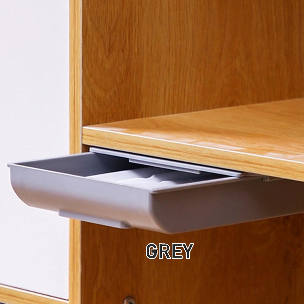 Stationary Under Table Drawer for Stationery Storage Box Self-Adhesive ...