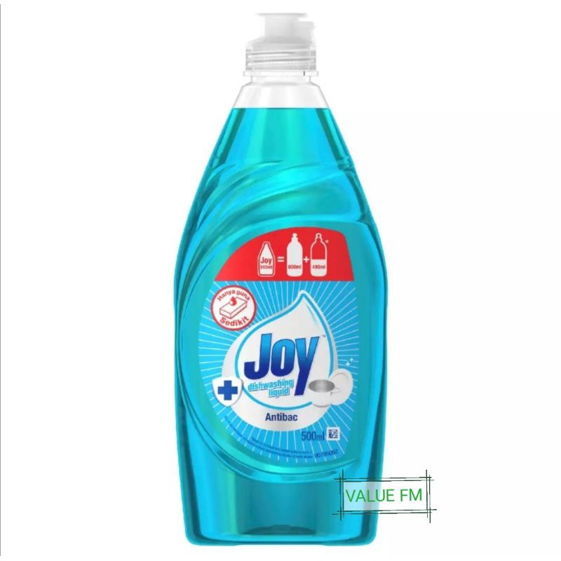 Joy Hand Dishwashing Liquid Bottle 485ml ( Antibac ) | Shopee Malaysia