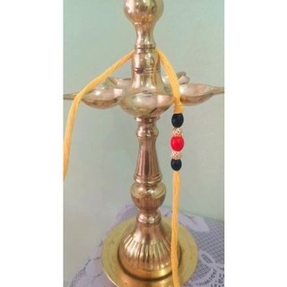 Black, Red and gold manjal thali kayiru | Shopee Malaysia