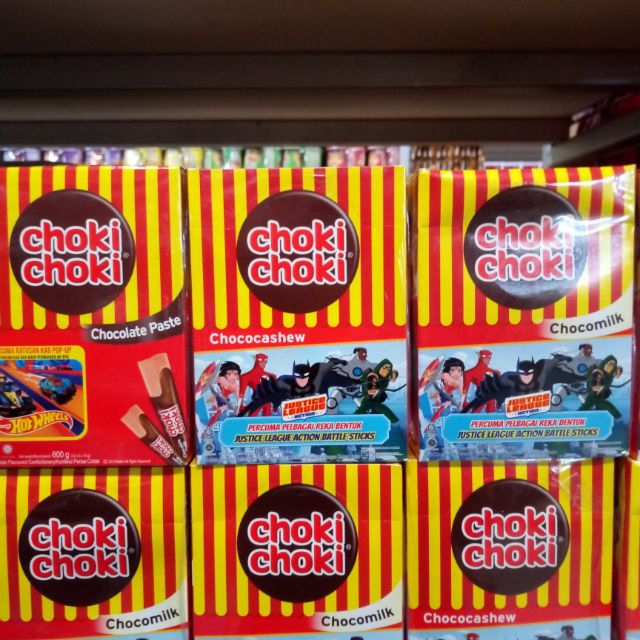 [LS] 60pcs Chocolate Choki Choki (600g/pack) / Coklat Coki Coki ...