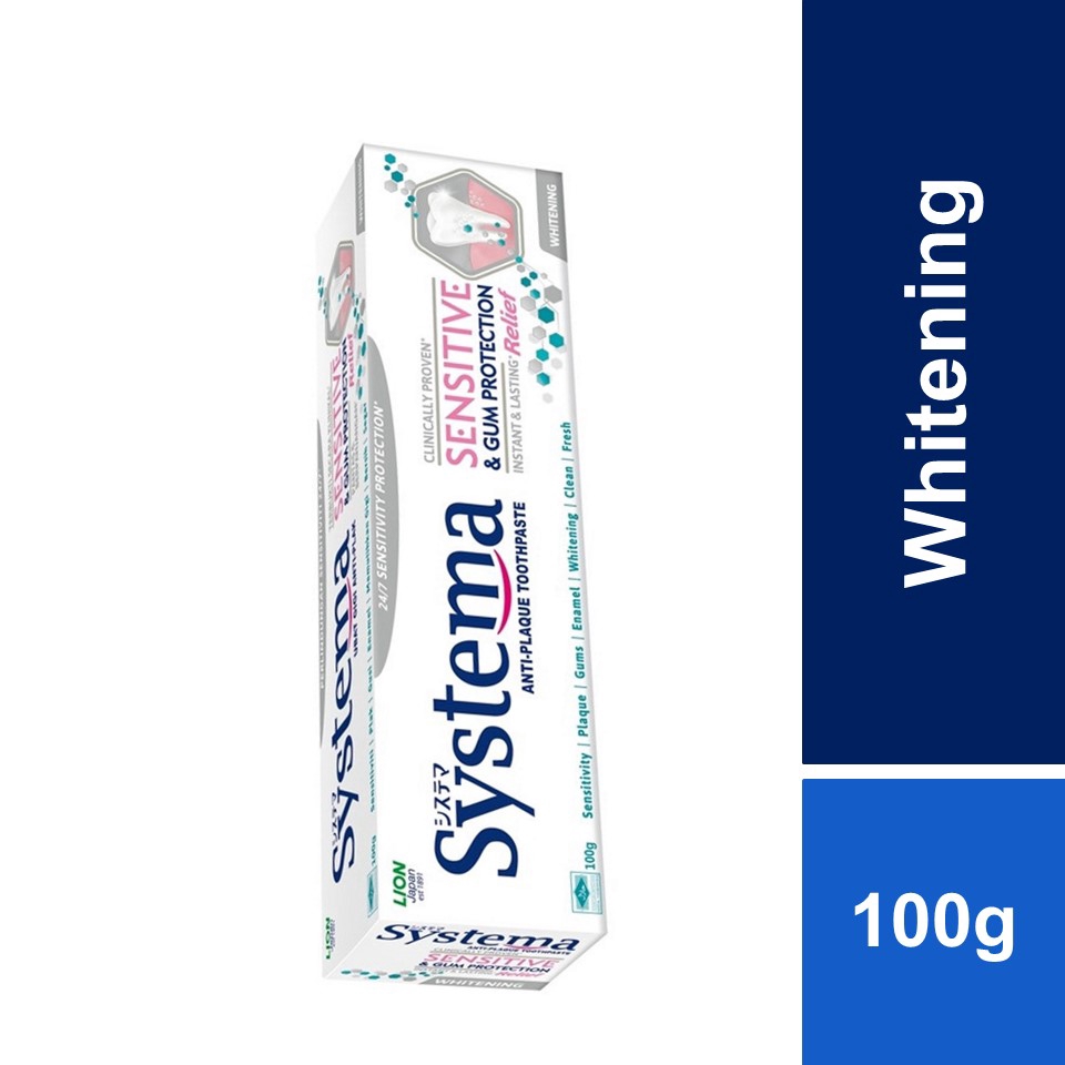 Systema Sensitive & Gum Protection Toothpaste Whitening 100g | Shopee ...
