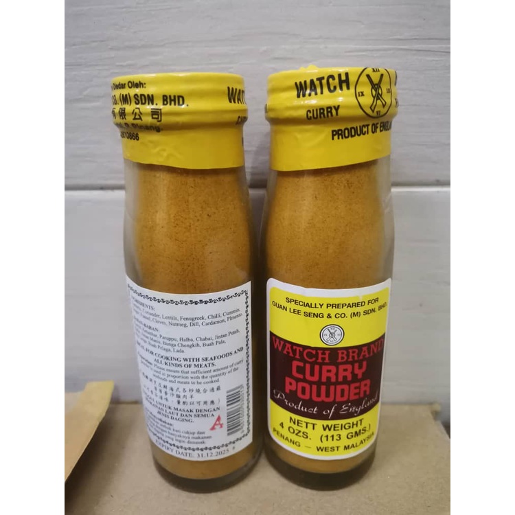 Watch Brand Curry Powder Serbuk Kari 113g | Shopee Malaysia