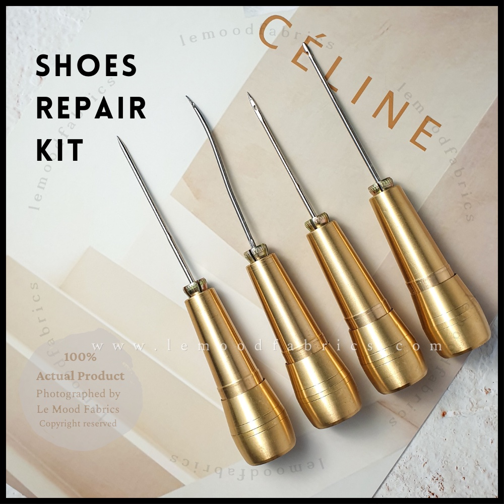Le Mood Interchangeable Hand Awl Shoes Repair Tool Leather Hand Awl ...